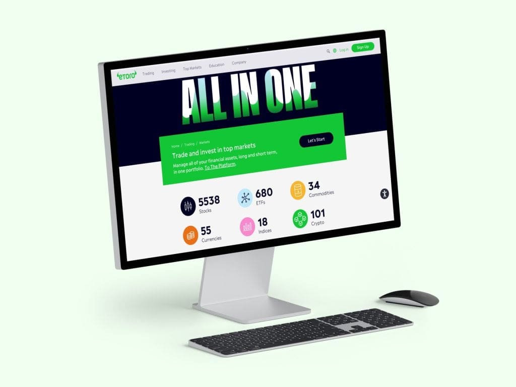 Alles over eToro: van crypto tot aandelen, 3.000+ activa